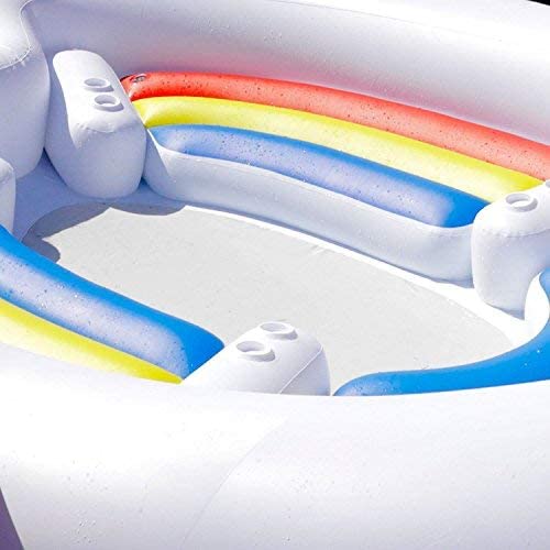 6 people new unicorn floating row inflatable new floating bed 6 people ...