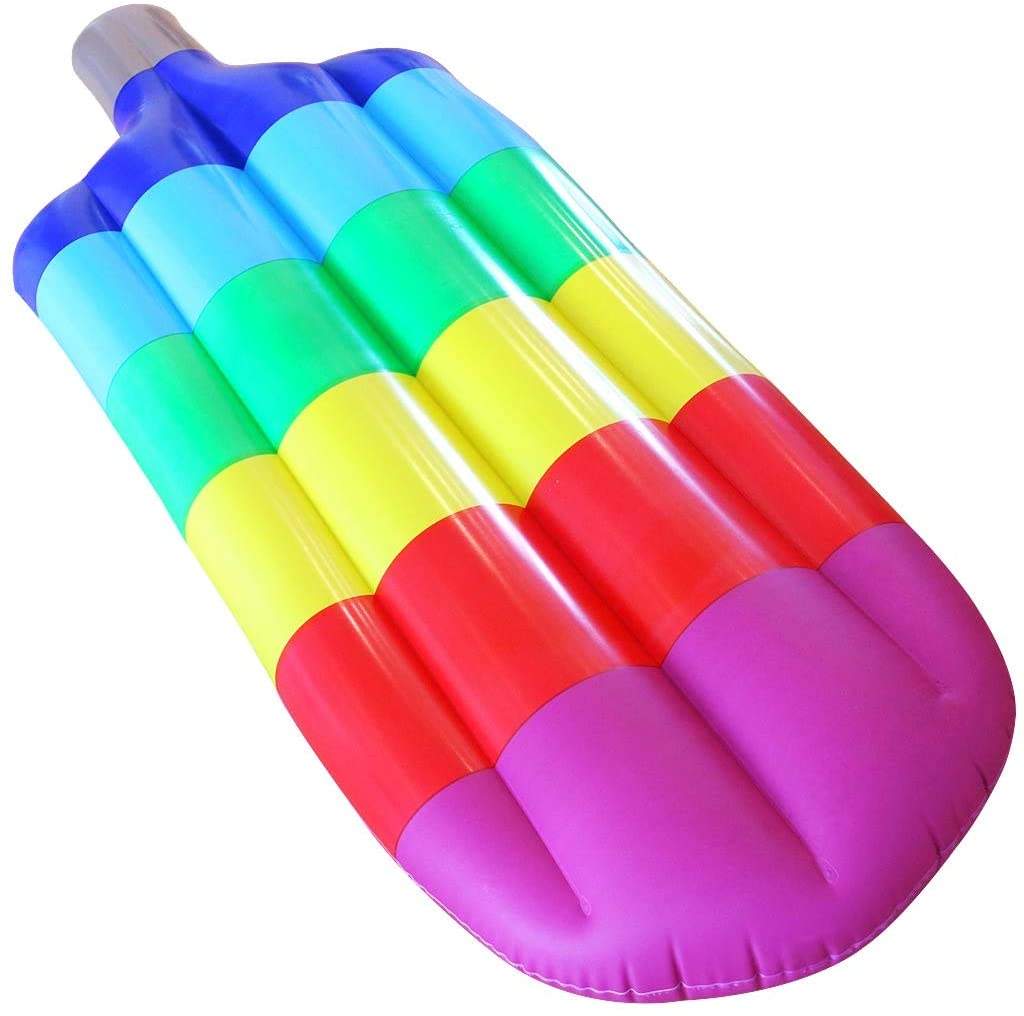 Inflatable popsicle swimming pool floating colorful summer water toys ...