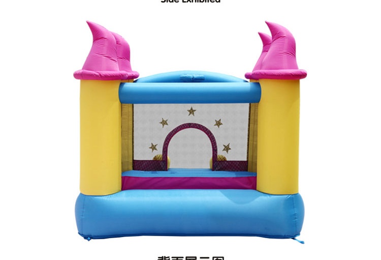Children's inflatable castle air cushion trampoline kids home ...