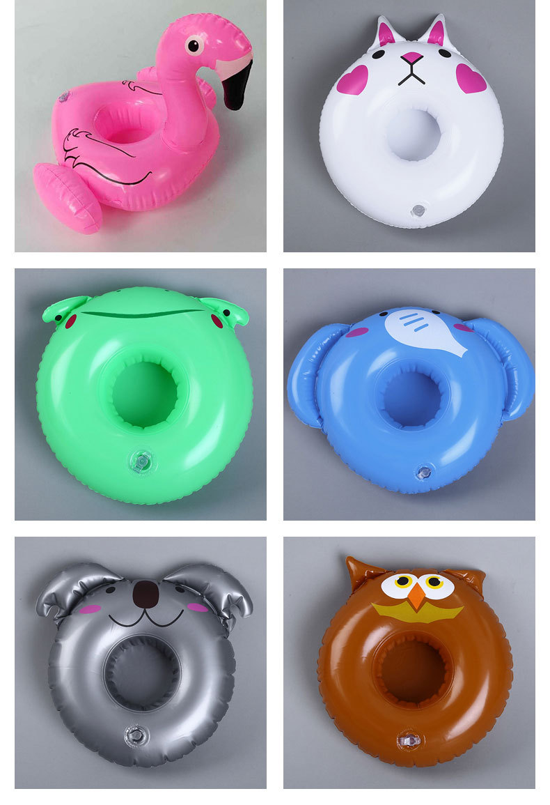 Factory customized PVC inflatable children's toy coconut coaster donuts ...